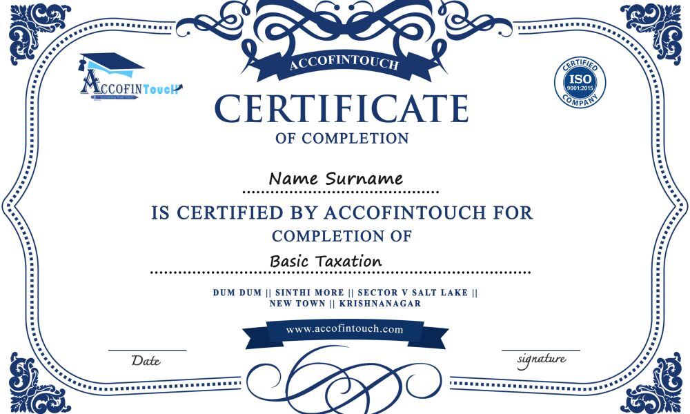 Basic Taxation Course